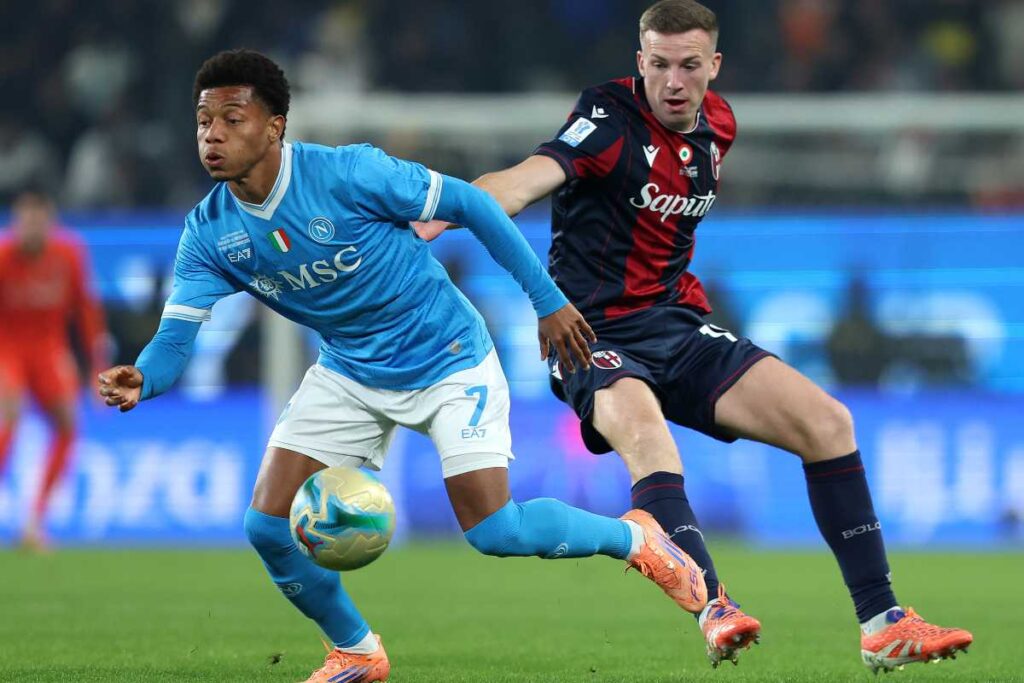 Napoli-Bologna, top e flop: Neres fa ballare la samba a Miranda ...